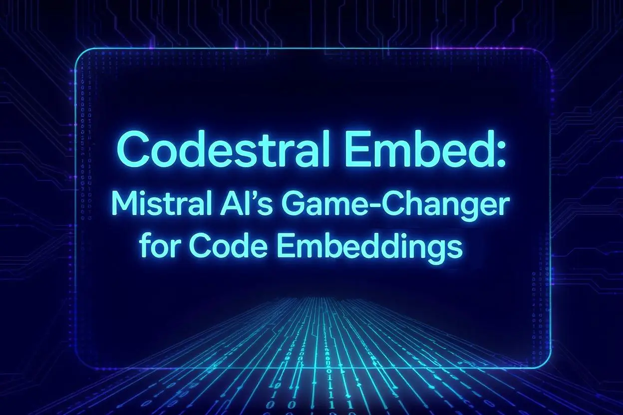 Codestral Embed: Mistral AI's Game-Changer for Code Embeddings | Joshua Berkowitz